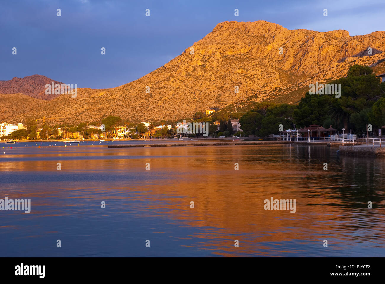 Puerto pollensa mallorca majorca Stock Photo - Alamy