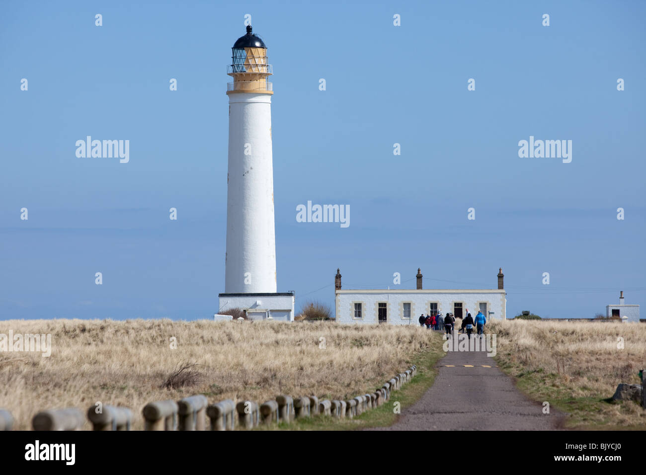 Barns Ness Lighthouse, East Lothian, Scotland Stock Photo - Alamy
