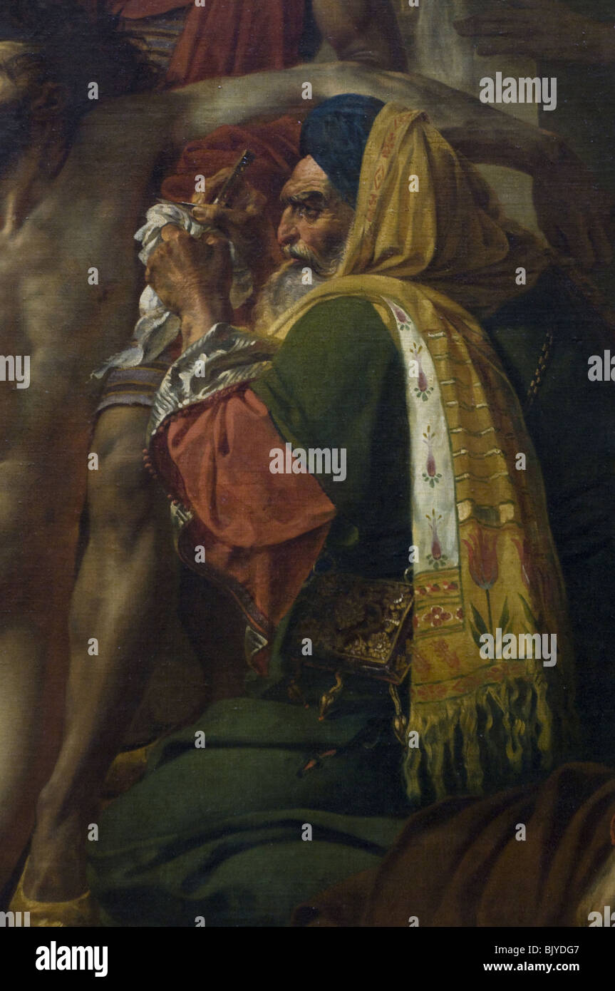 Baron Antoine-Jean Gros Bonaparte visitant les pestiférés de Jaffa ...