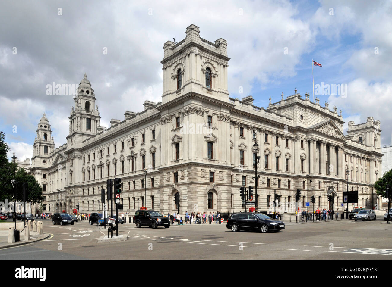 Large stone building of Government Offices corner site of Great George ...
