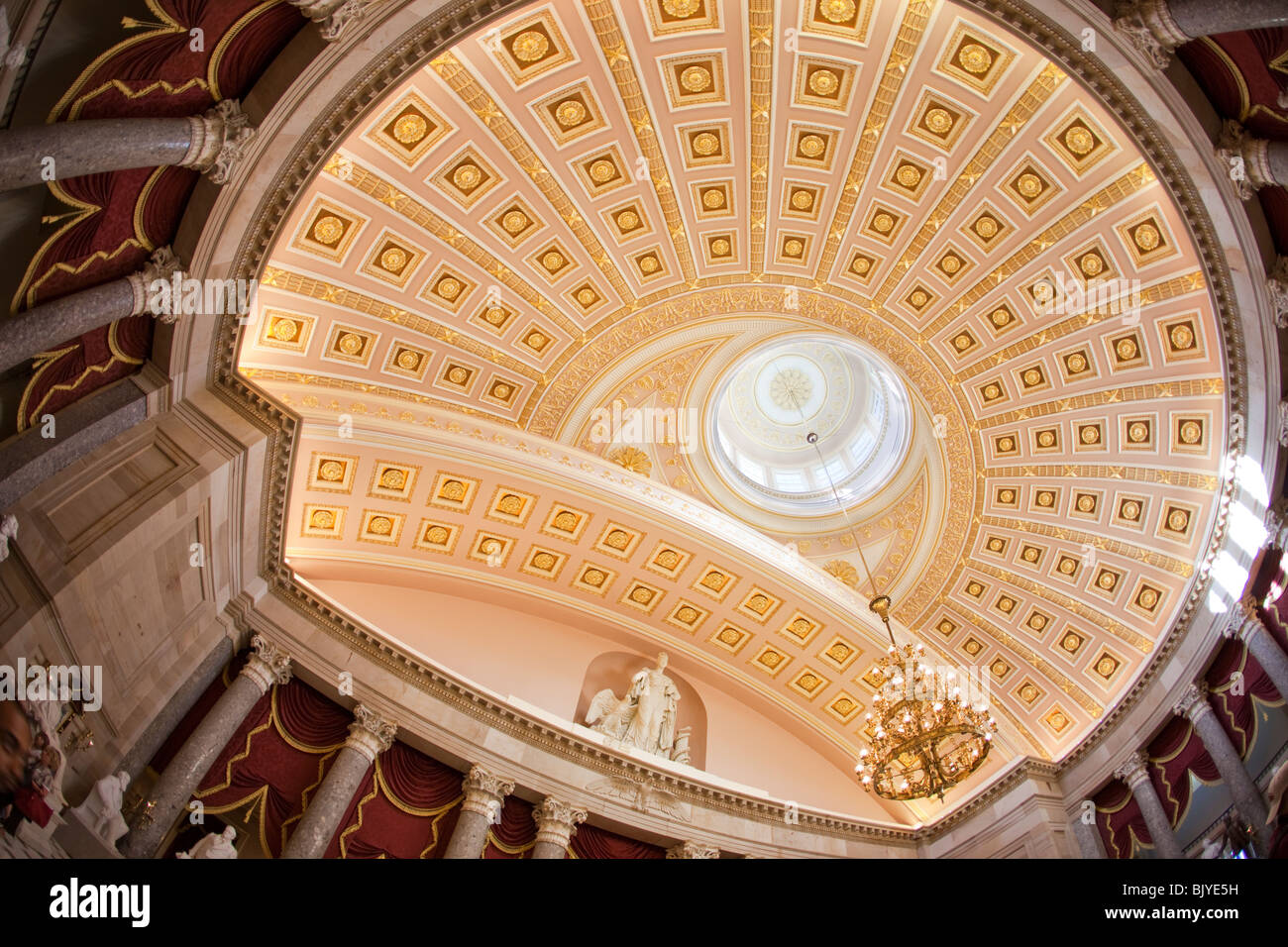 The Old Senate Chamber in the U.S. Capitol in Washington, DC originally ...
