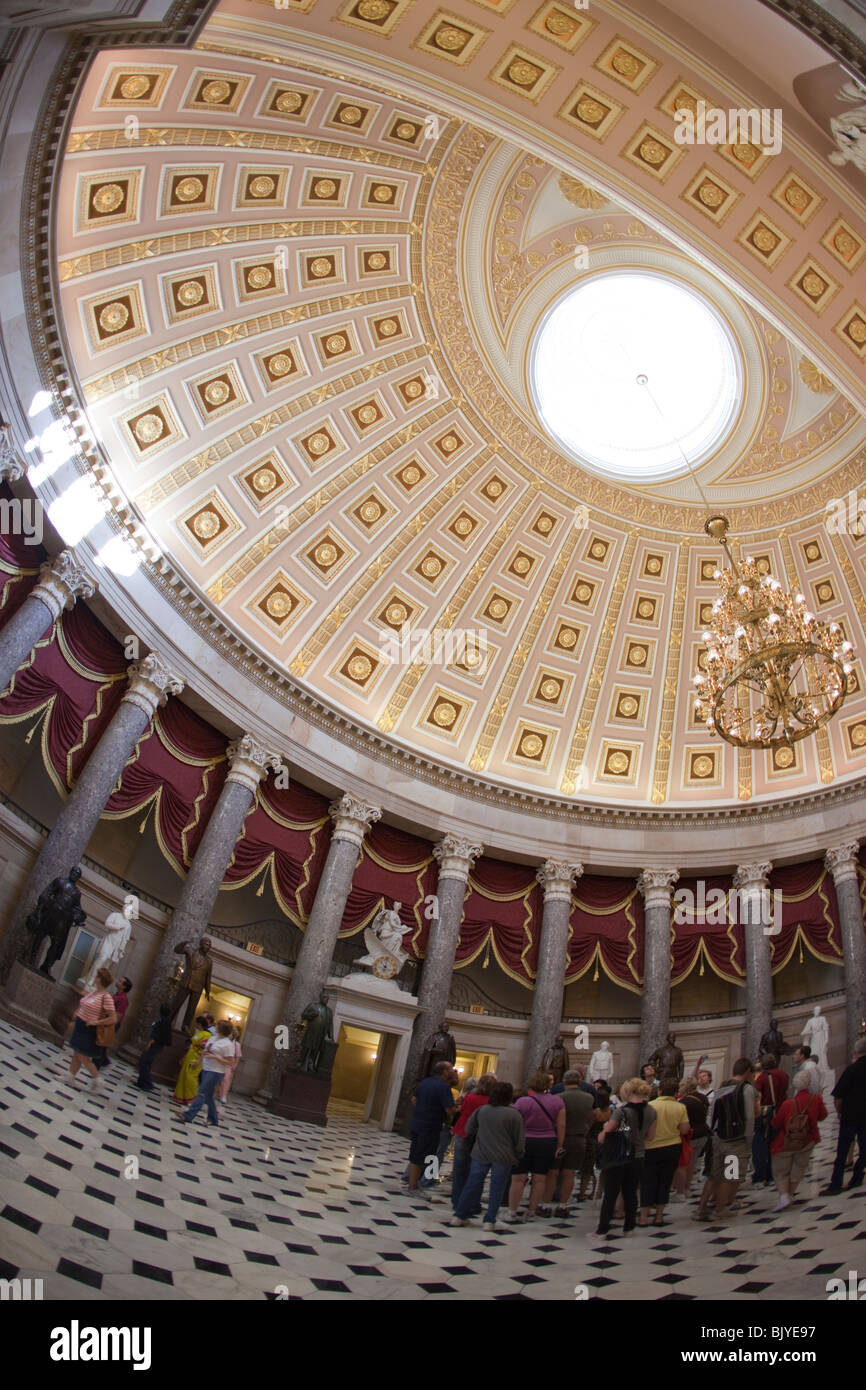 The Old Senate Chamber In The U S Capitol In Washington Dc Originally