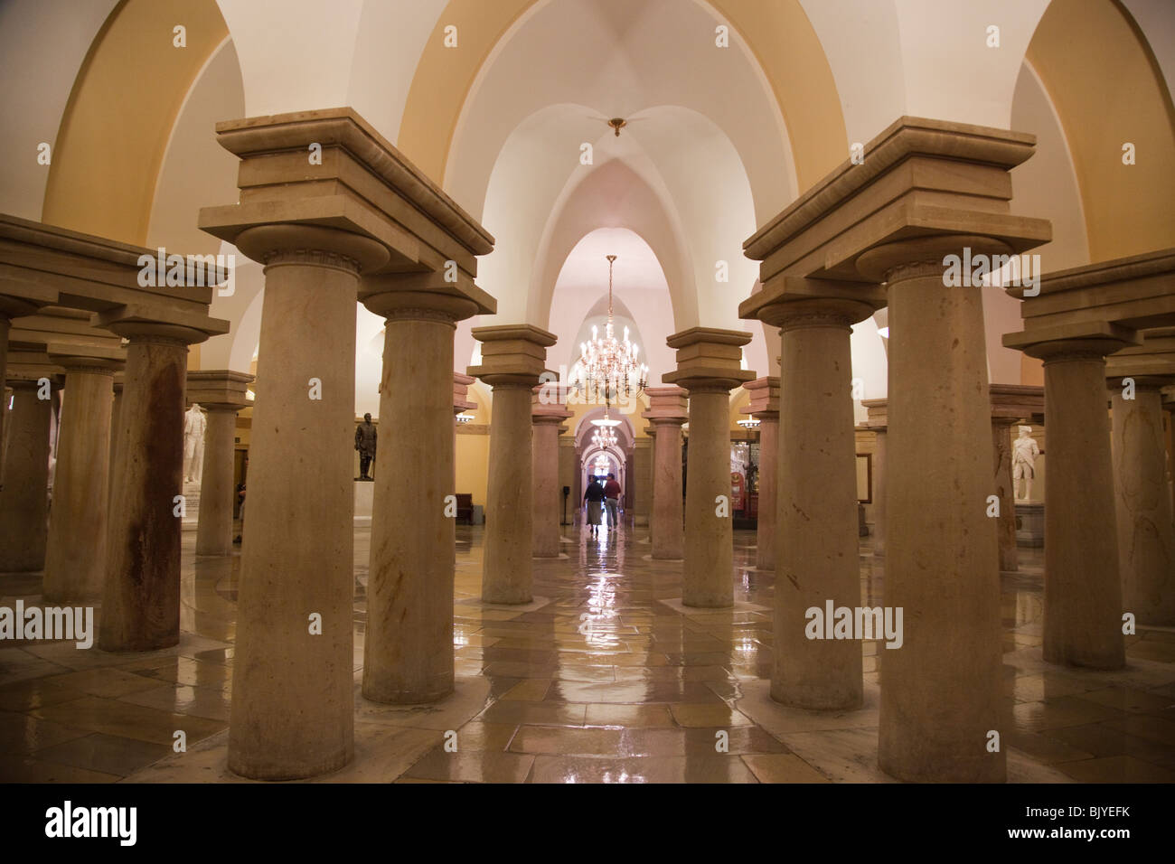 This section of the U.S. Capitol, called the Crypt, consists of 40 ...