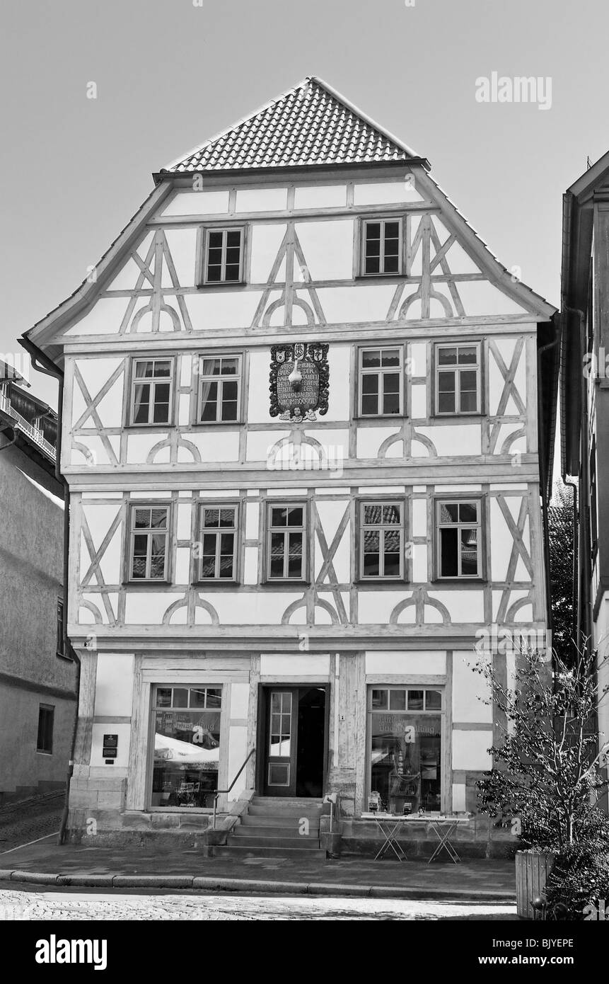 Historic city of Schmalkalden Free State of Thuringia Stock Photo - Alamy