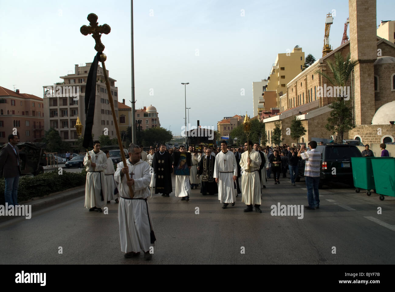 way of cross Beirut Lebanon Stock Photo - Alamy
