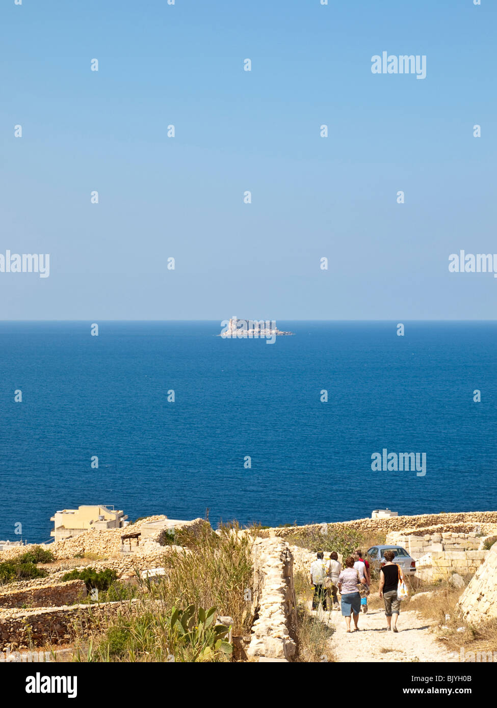 Tourist walking in Malta Stock Photo - Alamy