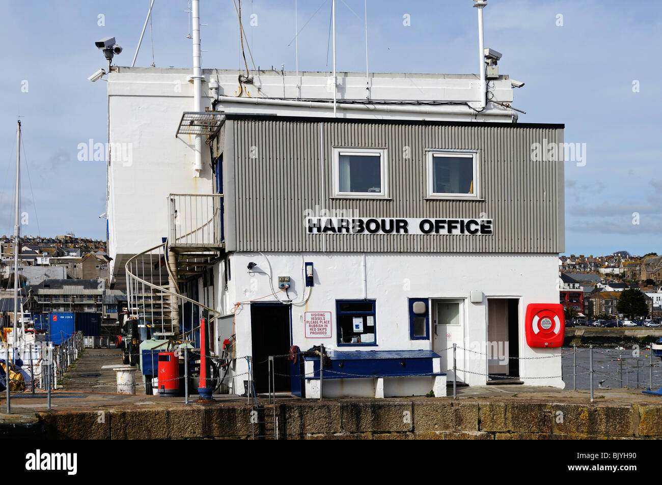 the harbour office at penzance in cornwall, uk Stock Photo - Alamy