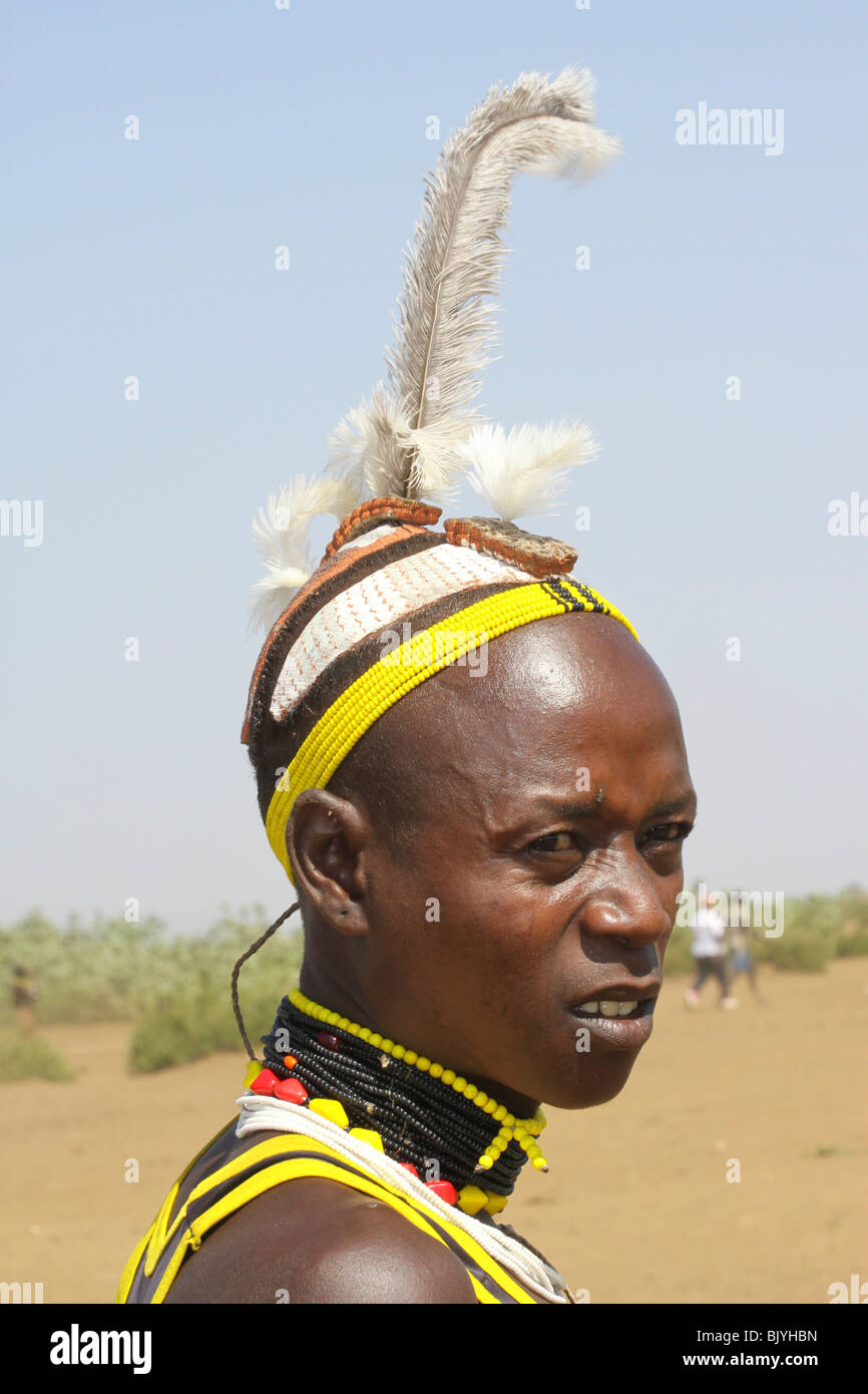 Africa, Ethiopia, Omo Valley, Daasanach tribe man Stock Photo - Alamy