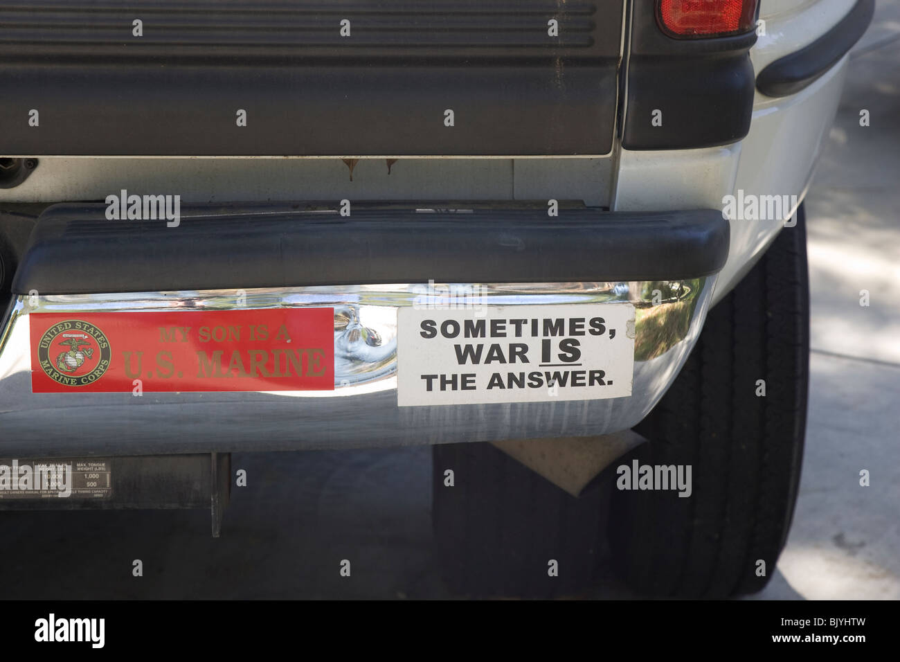 Conservative Political Bumper Sticker "Sometimes War IS the Answer ...