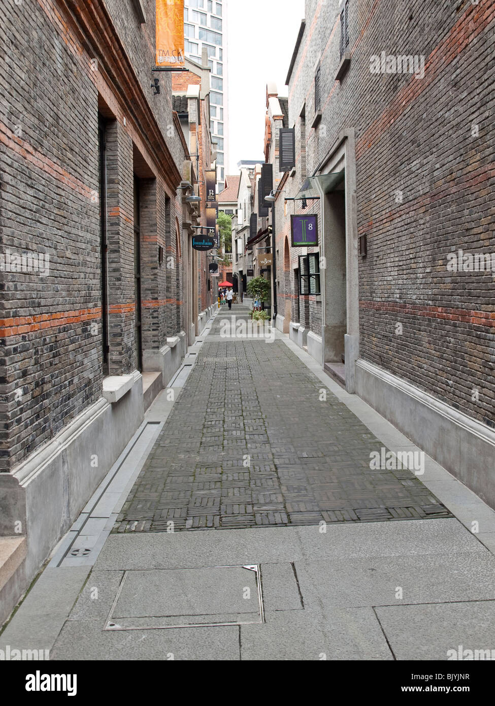 Narrow street in xintiandi hi-res stock photography and images - Alamy