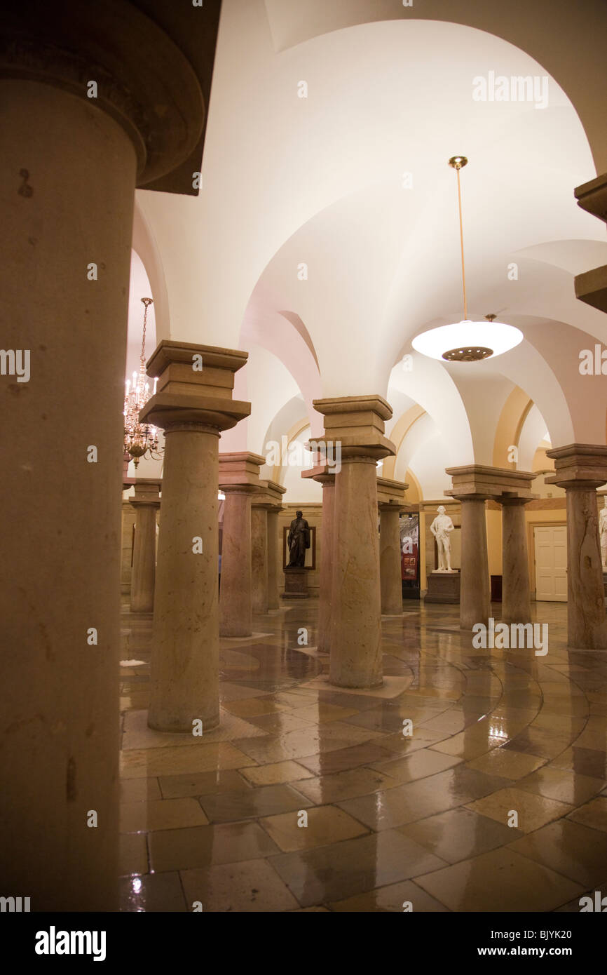 This section of the U.S. Capitol, called the Crypt, consists of 40 ...
