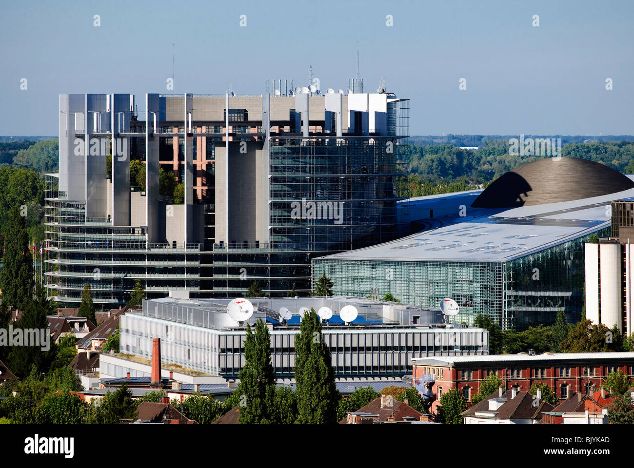 Overview of European Parliament buildings, Louise Weiss building ...