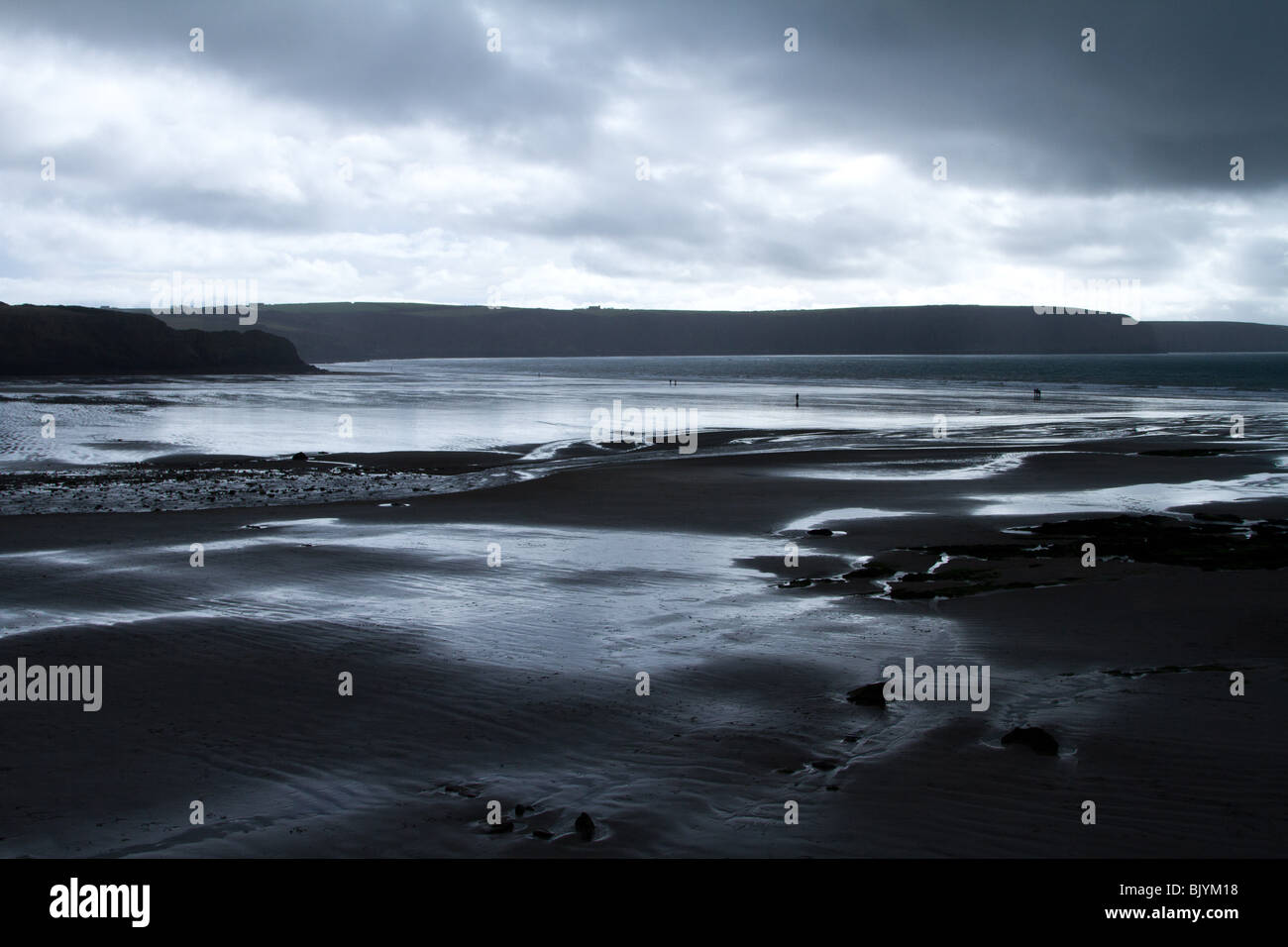British summer beach rain hi-res stock photography and images - Alamy