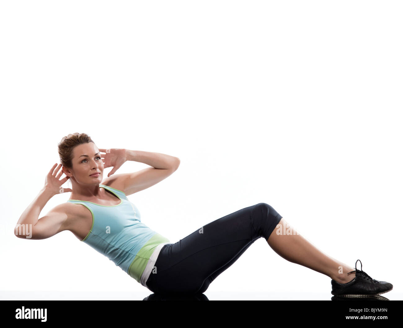 Floor shoulder rotation exercise hi-res stock photography and images ...