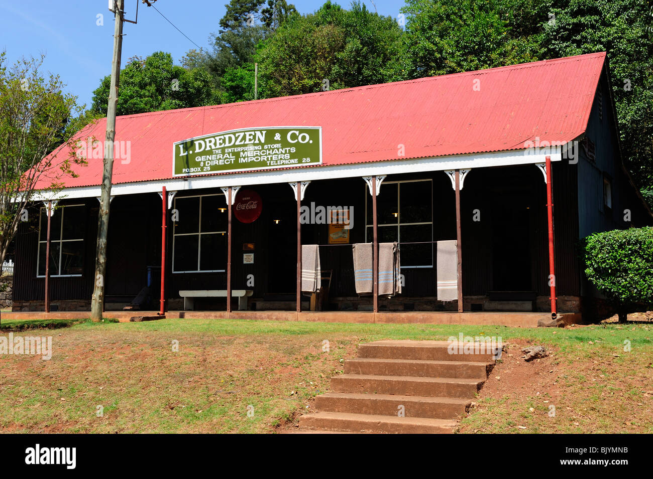 Old gold mining town of Pilgrim's Rest in Mpumalanga Province, South ...
