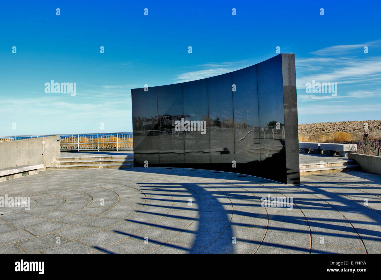 The TWA Flight 800 Memorial, Smith Point Beach, Long Island, NY Stock ...