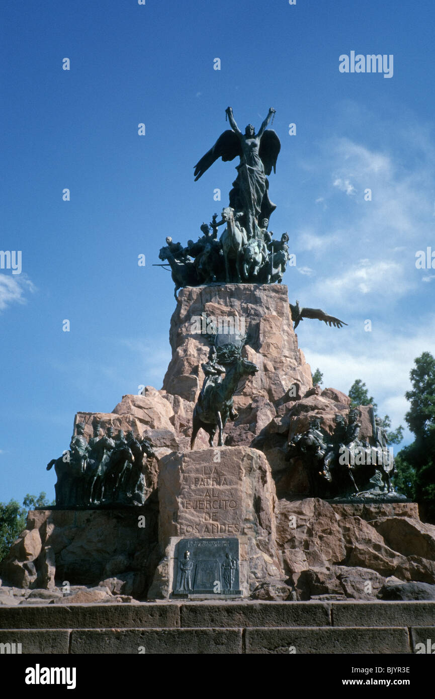Mendoza. Monument to the Army of the Andes Stock Photo - Alamy