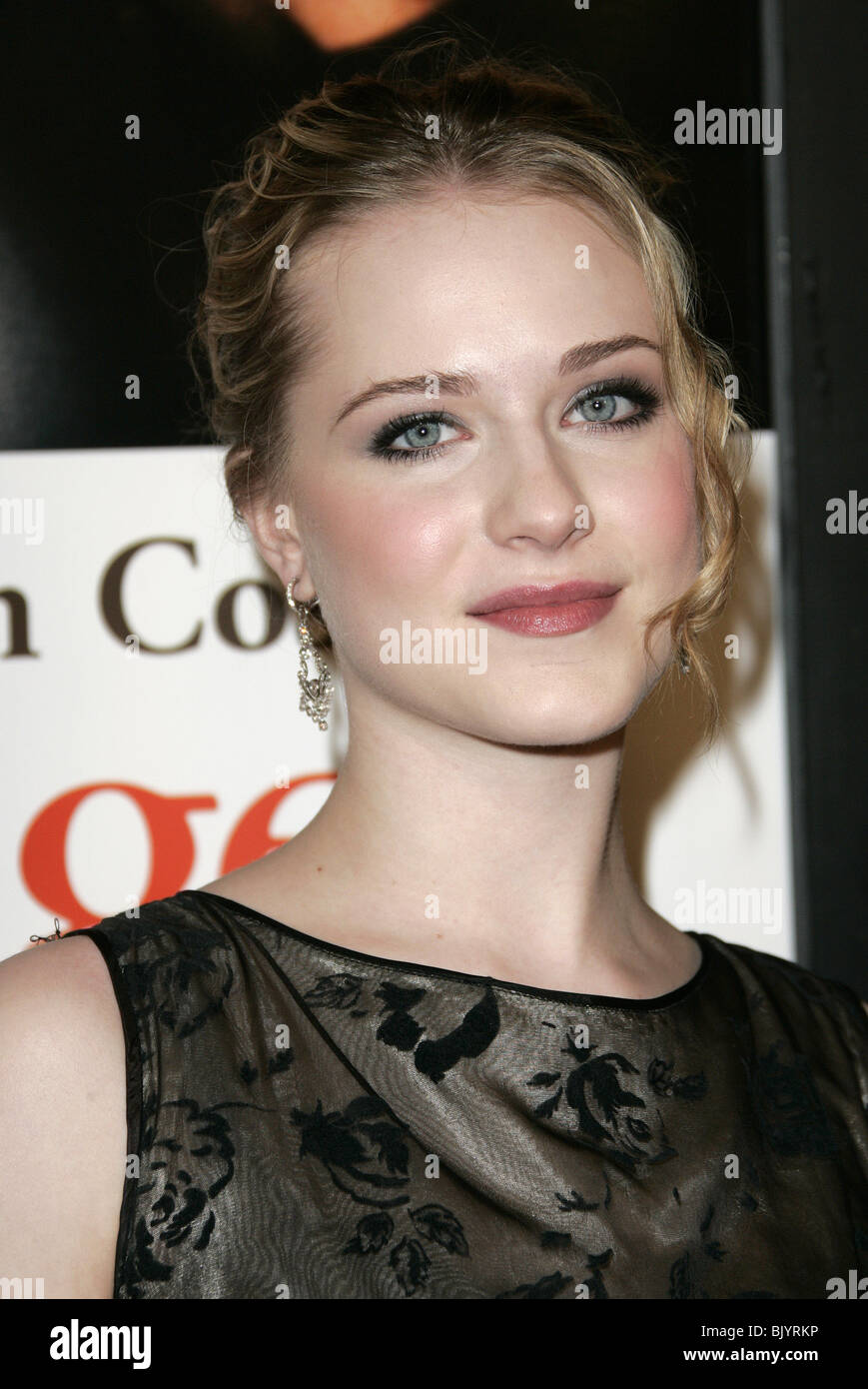 EVAN RACHEL WOOD UPSIDE OF ANGER FILM PREMIERE WESTWOOD LOS ANGELES USA ...