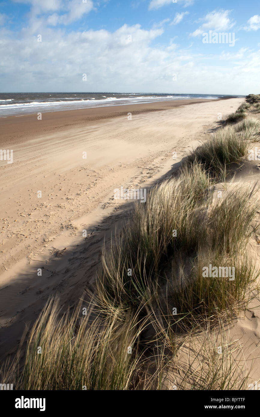 Wind blowing sand dunes coast hi-res stock photography and images - Alamy