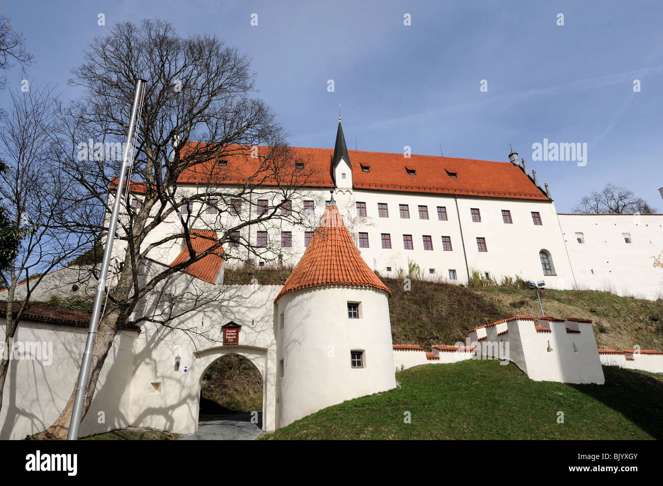 Ancient Castle in Bavarian Town Fuessen, Germany Stock Photo - Alamy