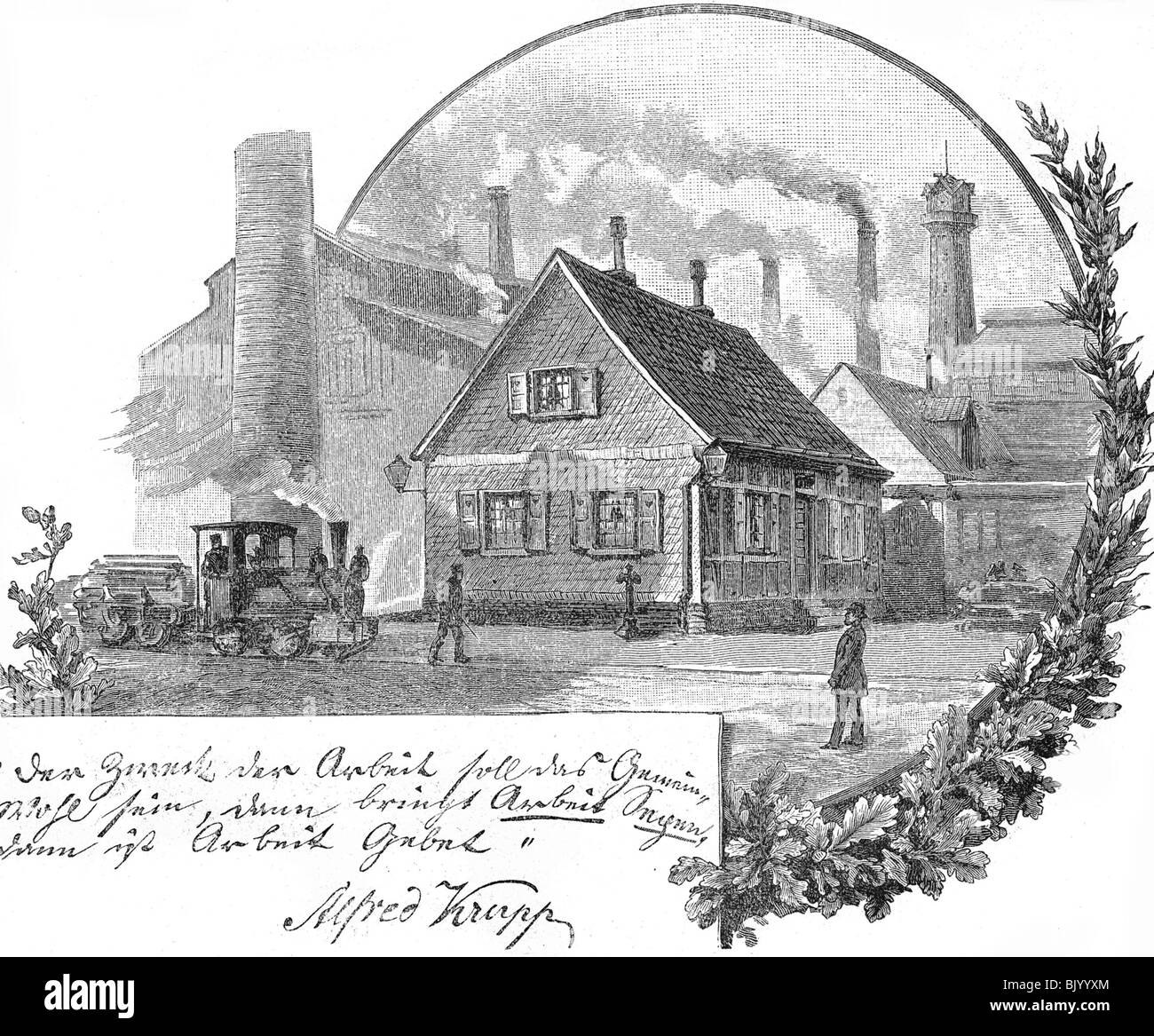 Krupp factory 19th century hi-res stock photography and images - Alamy