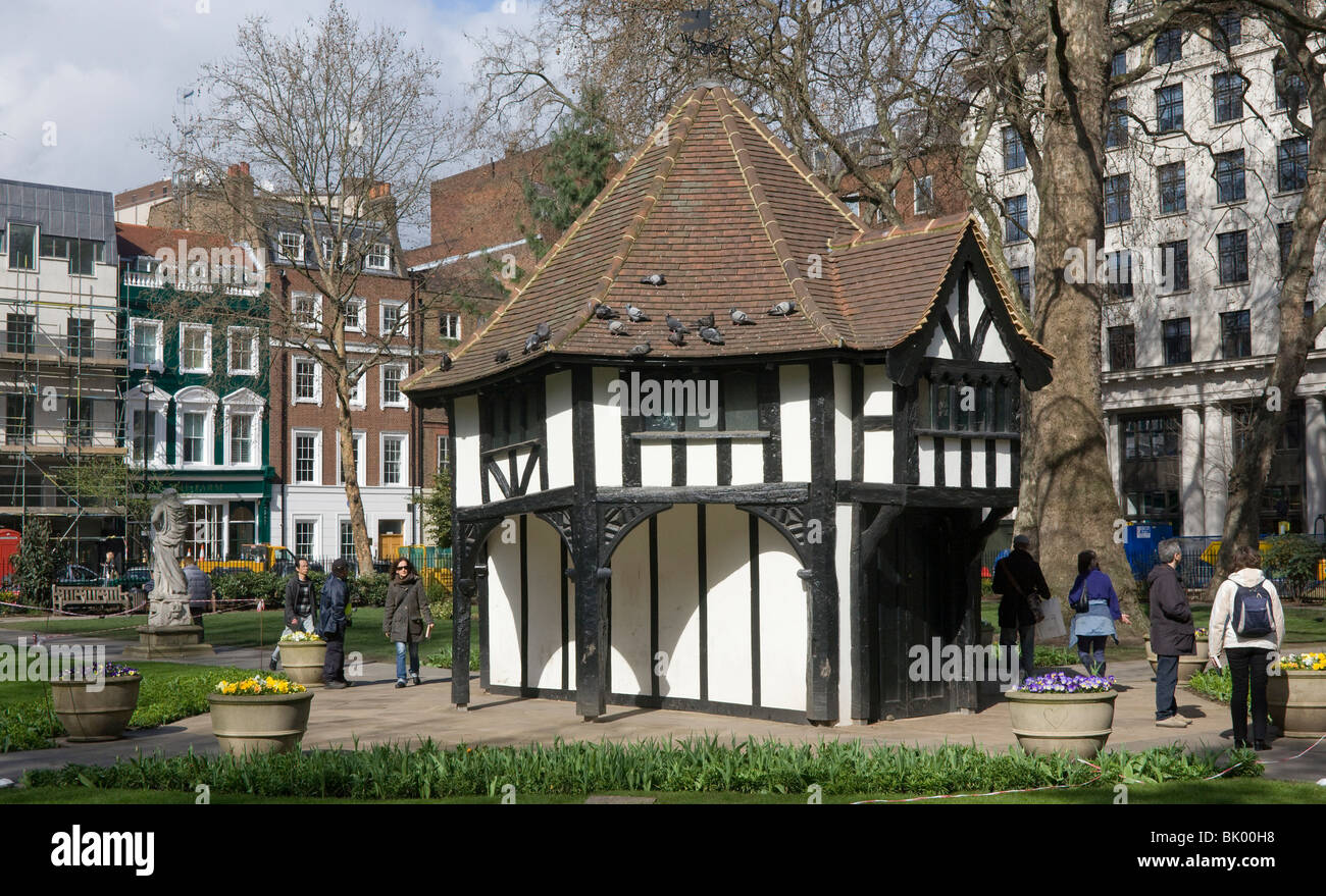 THe old Gardener's hut in "Soho Square", London GB UK Stock Photo - Alamy