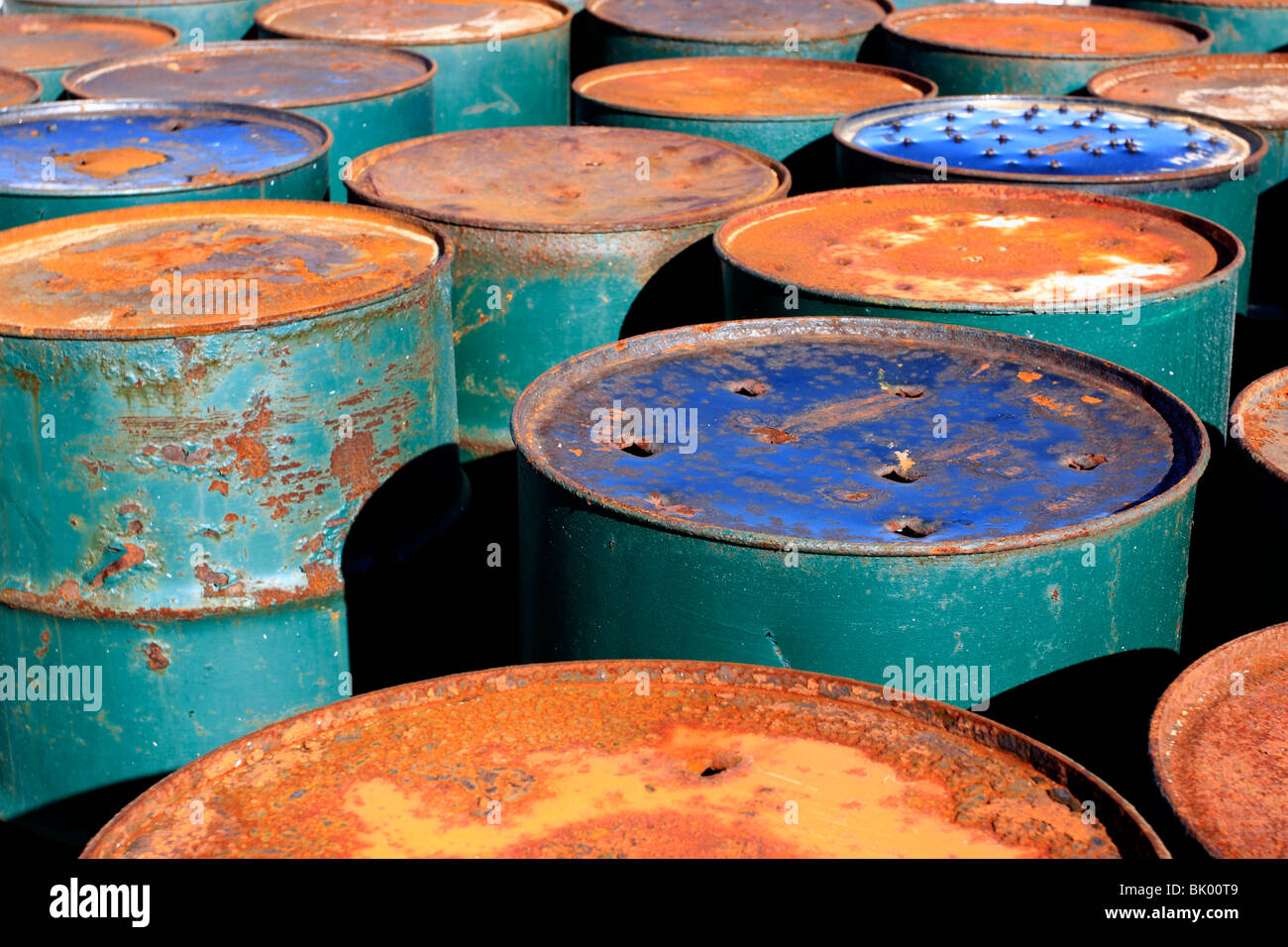 Rusted drums hi-res stock photography and images - Alamy