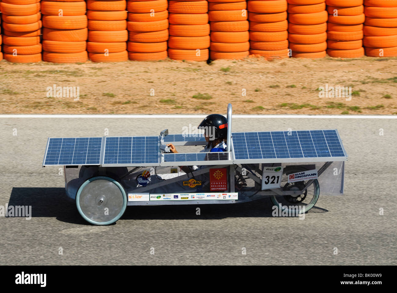 solar powered vehicle Stock Photo - Alamy