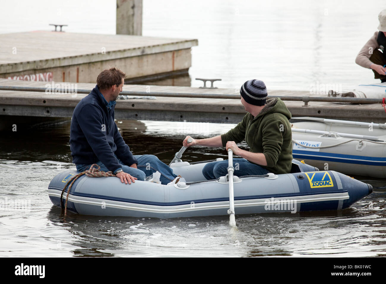 Two people rowing boats hi-res stock photography and images - Alamy