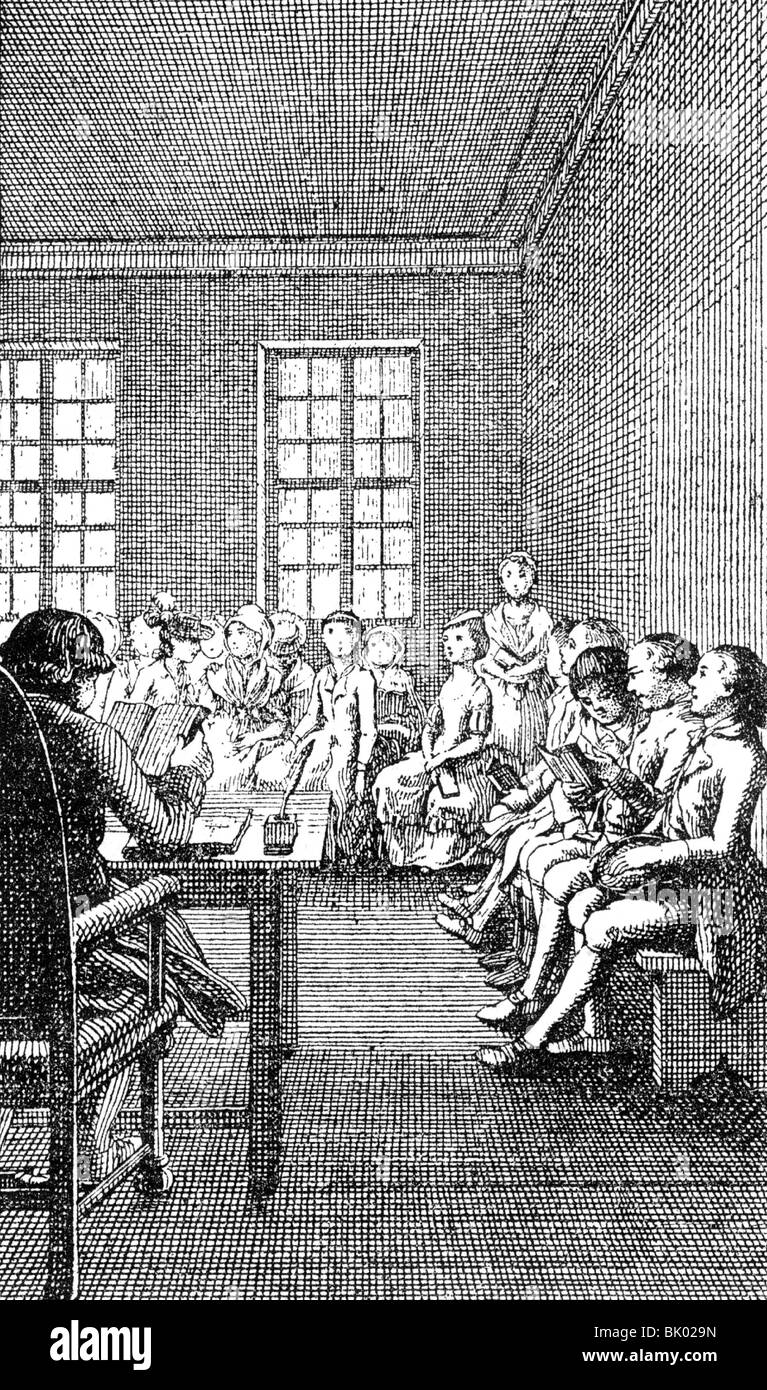 Historical religious engraving Black and White Stock Photos & Images ...