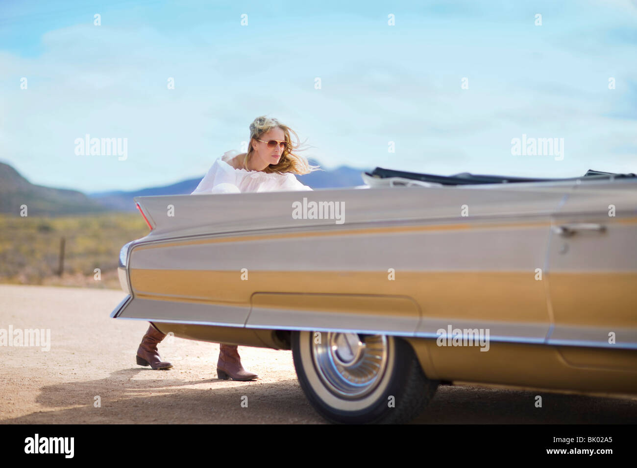 Pushing Car Convertible High Resolution Stock Photography and Images ...