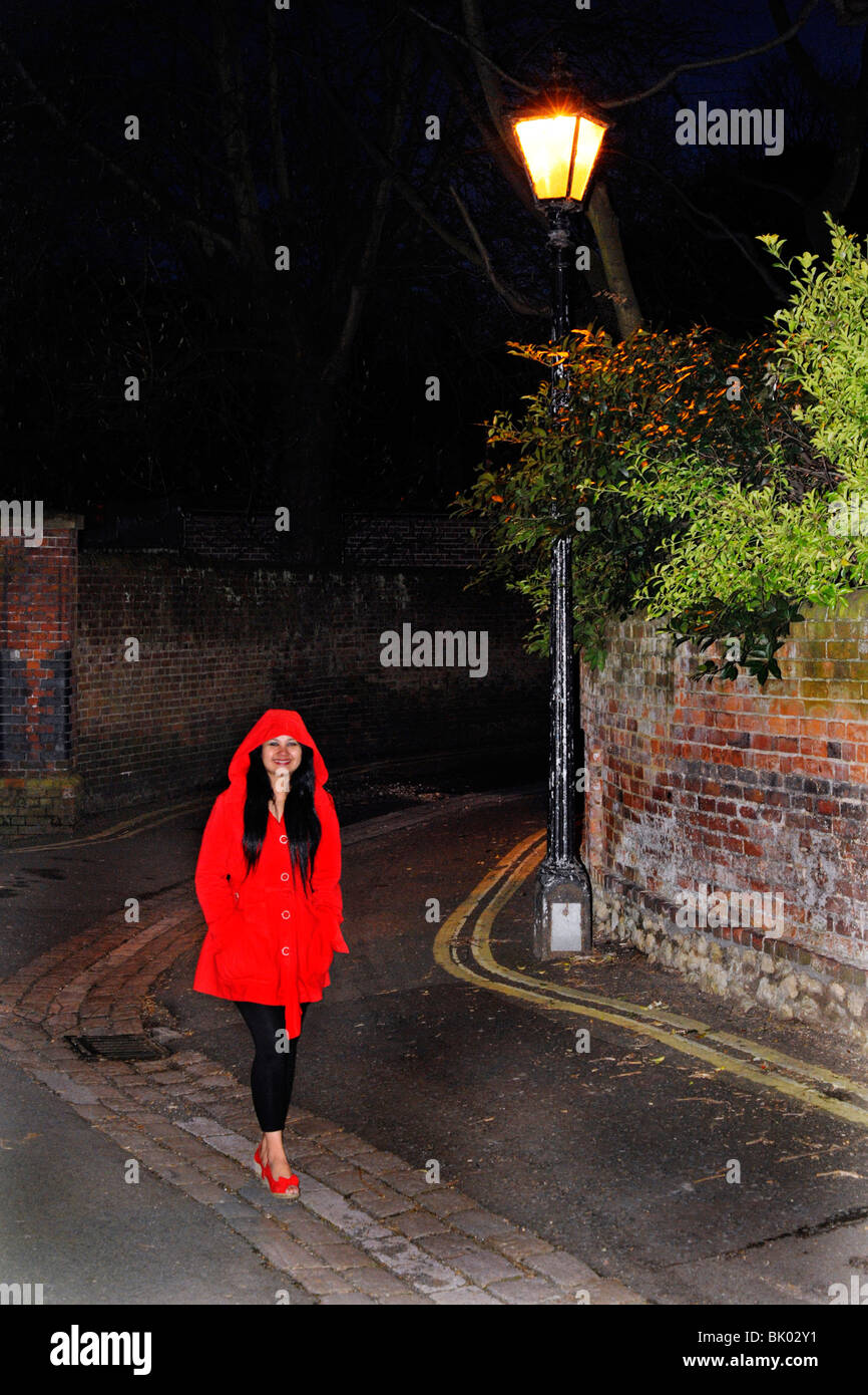 Dark Street At Night Alone