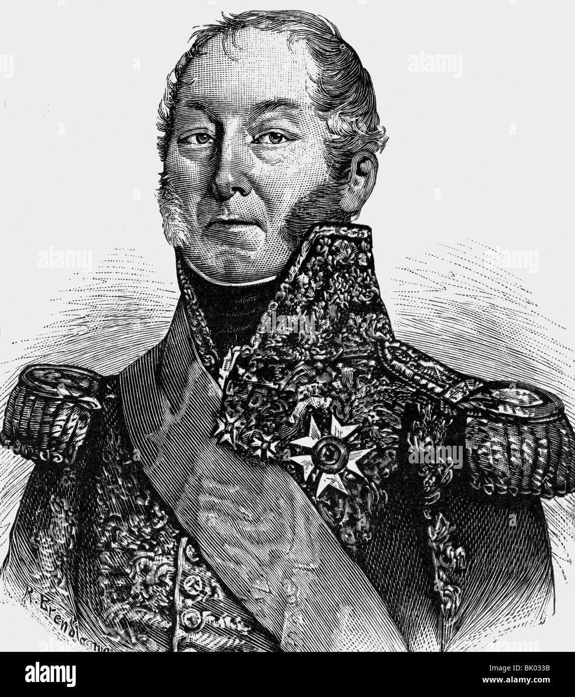 Marshal edouard mortier Black and White Stock Photos & Images - Alamy