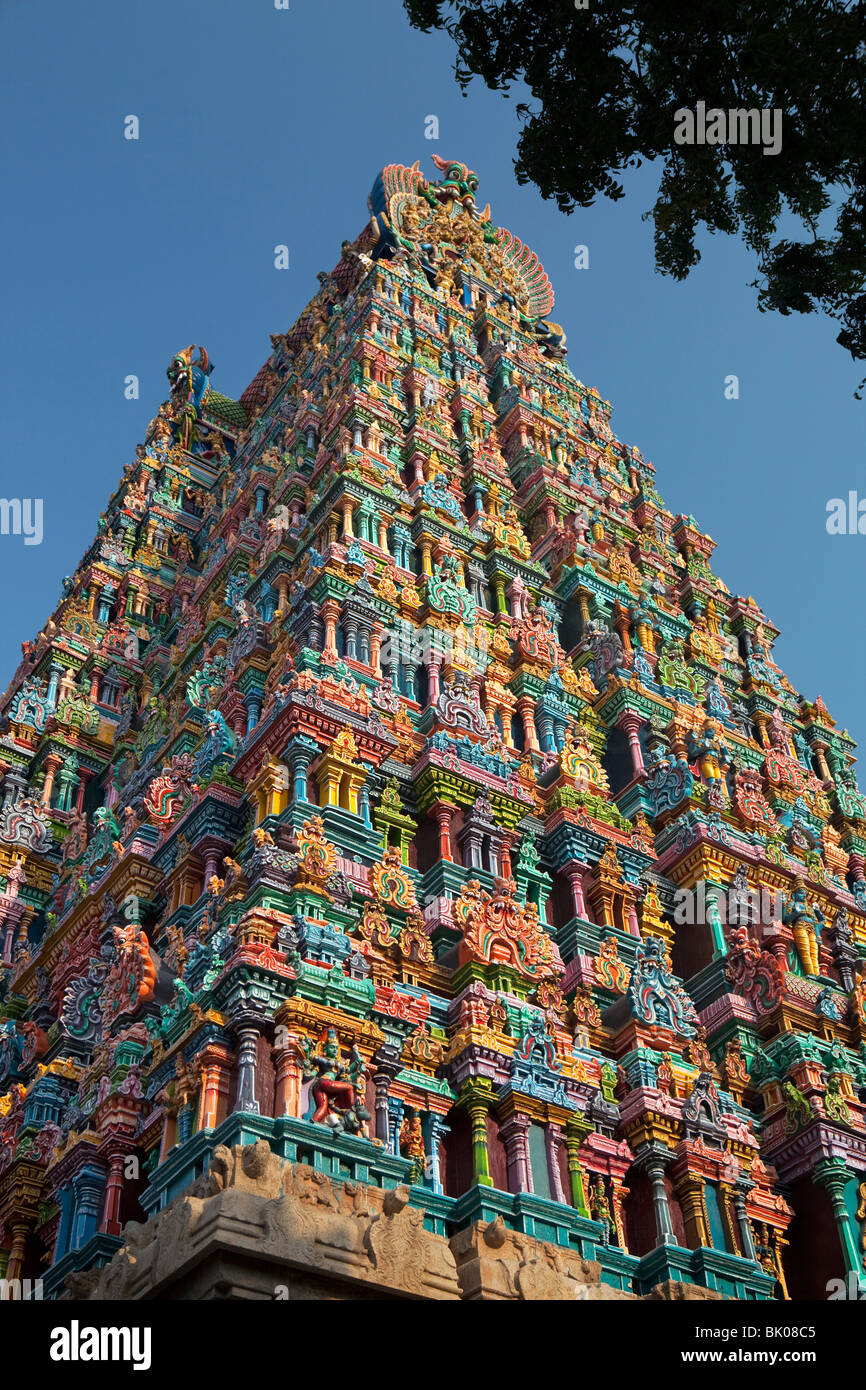 Gopuram Sri Meenakshi Temple Madurai Sri Meenakshi
