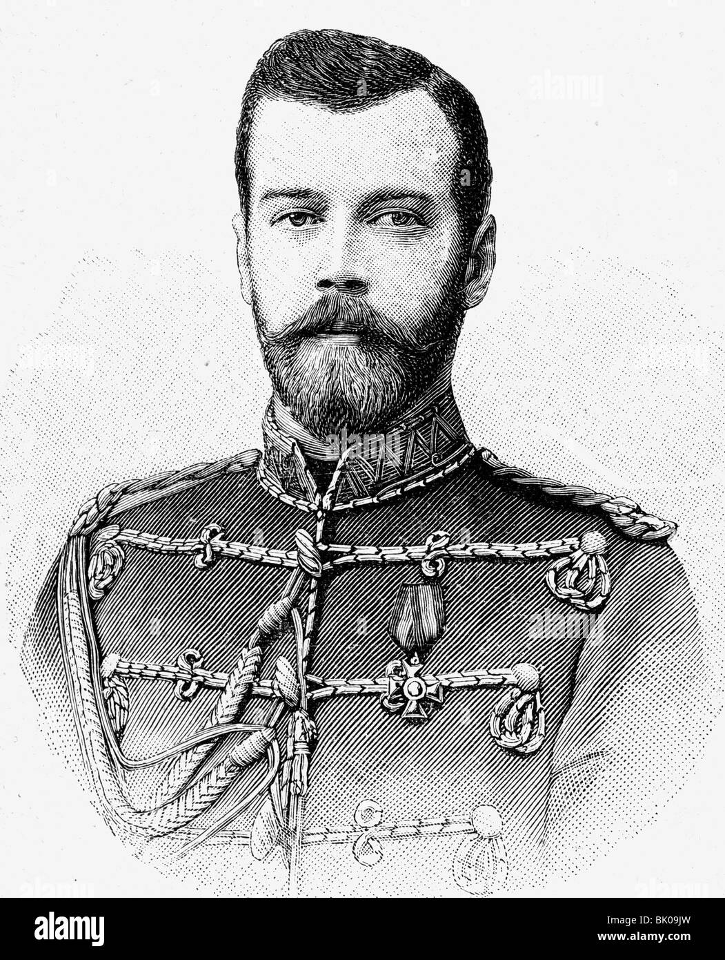 Nicholas ii 1868 1918 tsar of russia 1894 1917 hi-res stock photography ...