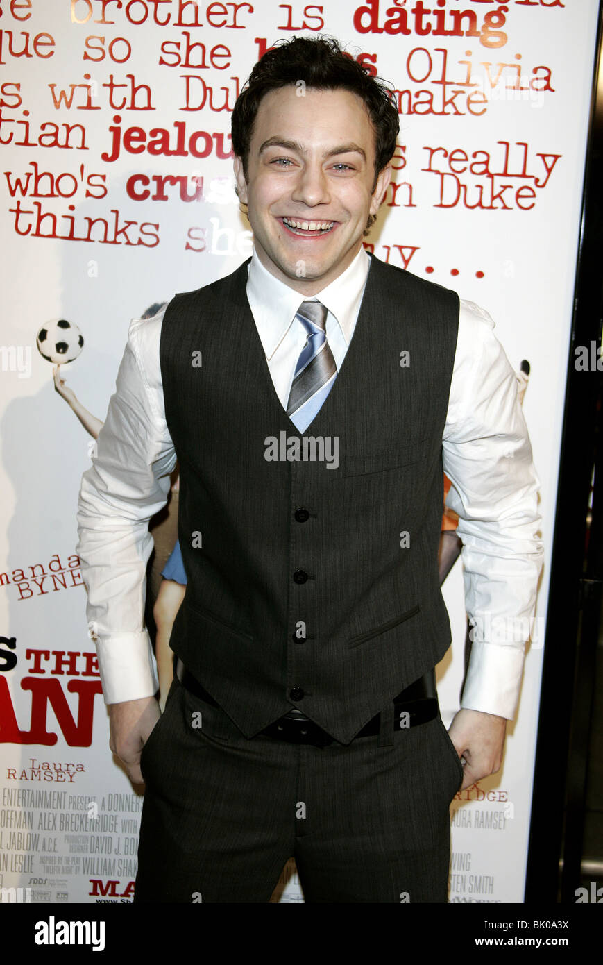 JONATHAN SADOWSKI SHE'S THE MAN PREMIERE WESTWOOD LOS ANGELES USA 08 ...