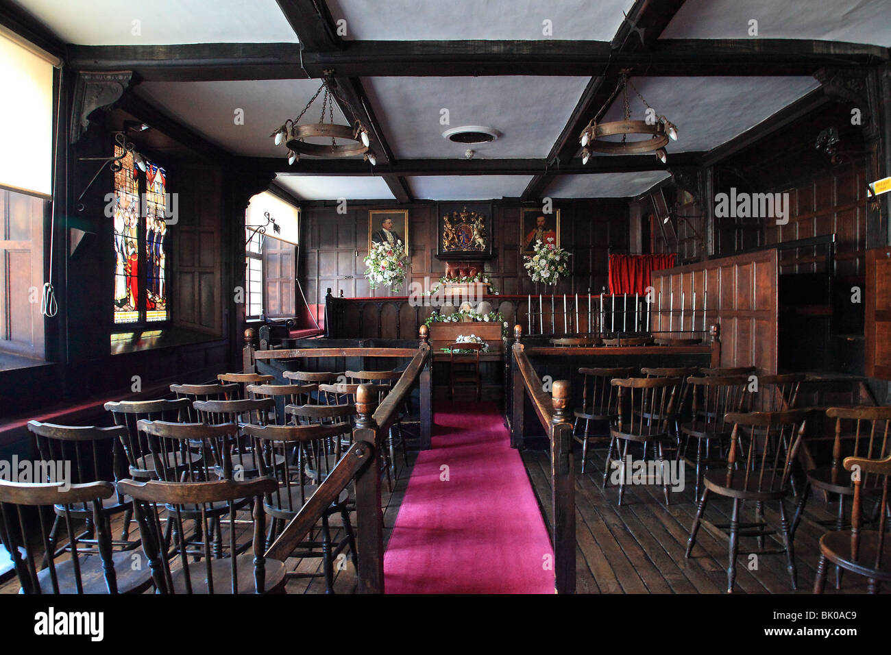 Interior of Guildhall in Sandwich Town Kent United Kingdom Stock Photo ...