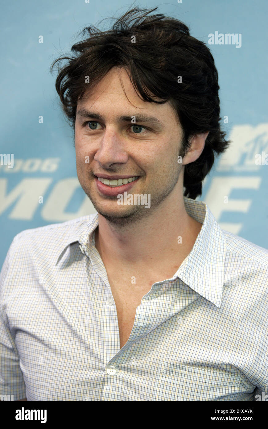 ZACH BRAFF 2006 MTV MOVIE AWARDS SONY STUDIOS CULVER CITY LOS ANGELES ...