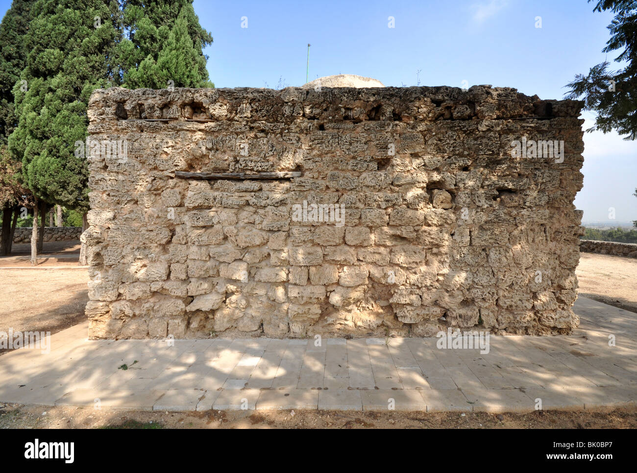 Israel, Central Coastal plains, Holon (founded 1935) Pillbox guard post ...