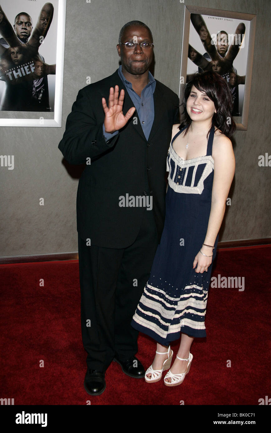 ANDRE BRAUGHER & MAE WHITMAN THIEF TV SERIES PREMIERE WEST HOLLYWOOD ...