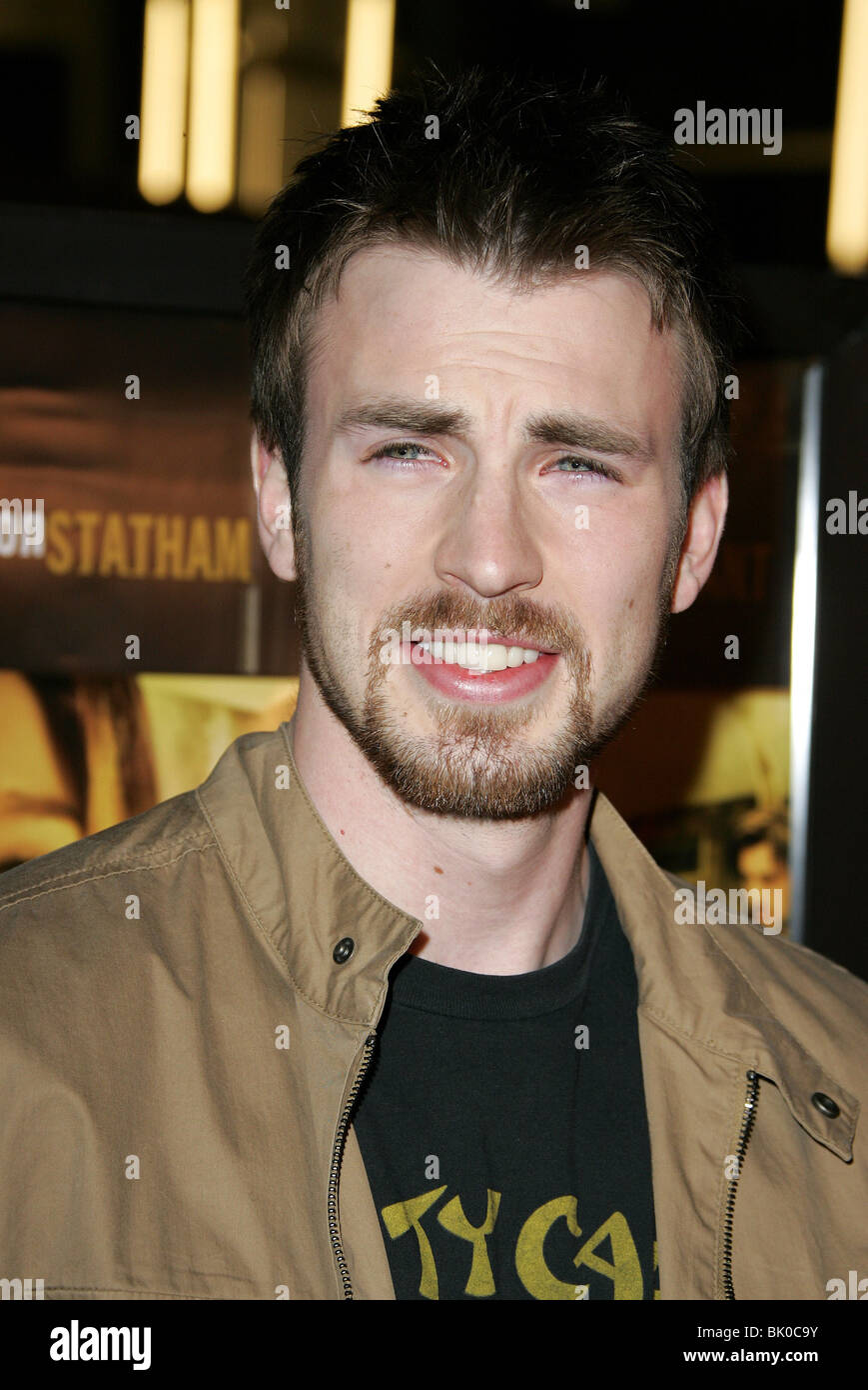 CHRIS EVANS LONDON PREMIERE CINERAMA DOME HOLLYWOOD LOS ANGELES USA 06 ...