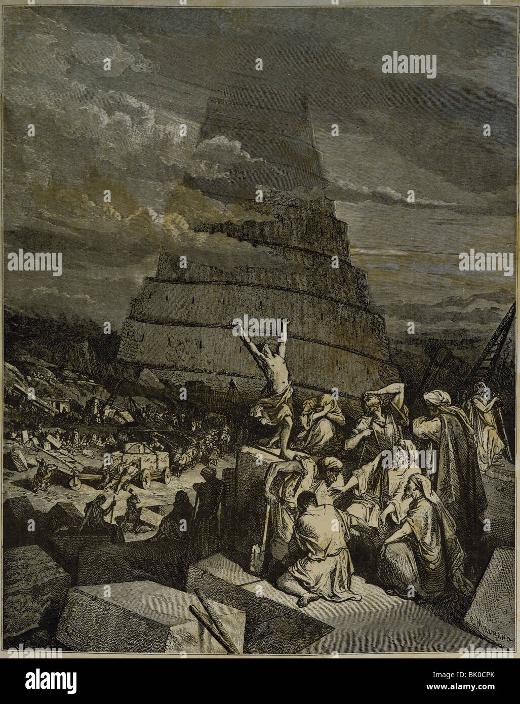 Tower babel tongues hi-res stock photography and images - Alamy