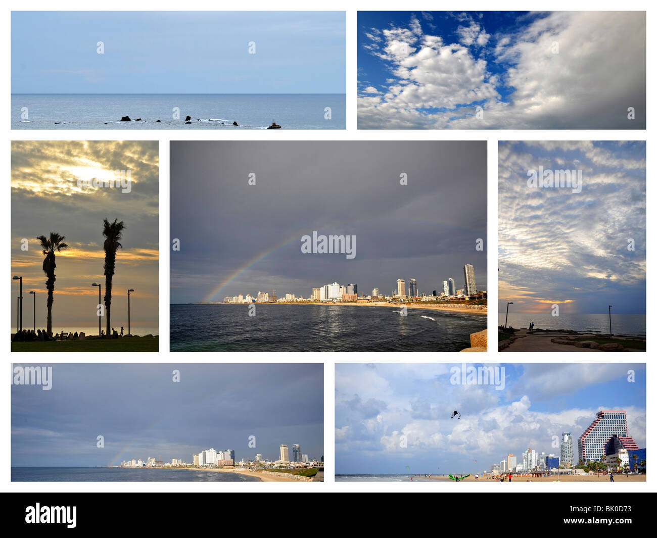 Tel aviv israel collage hi-res stock photography and images - Alamy