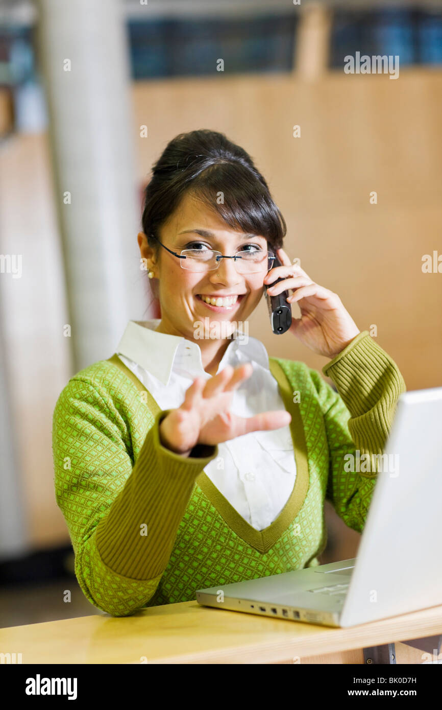 Student multi tasking hi-res stock photography and images - Alamy