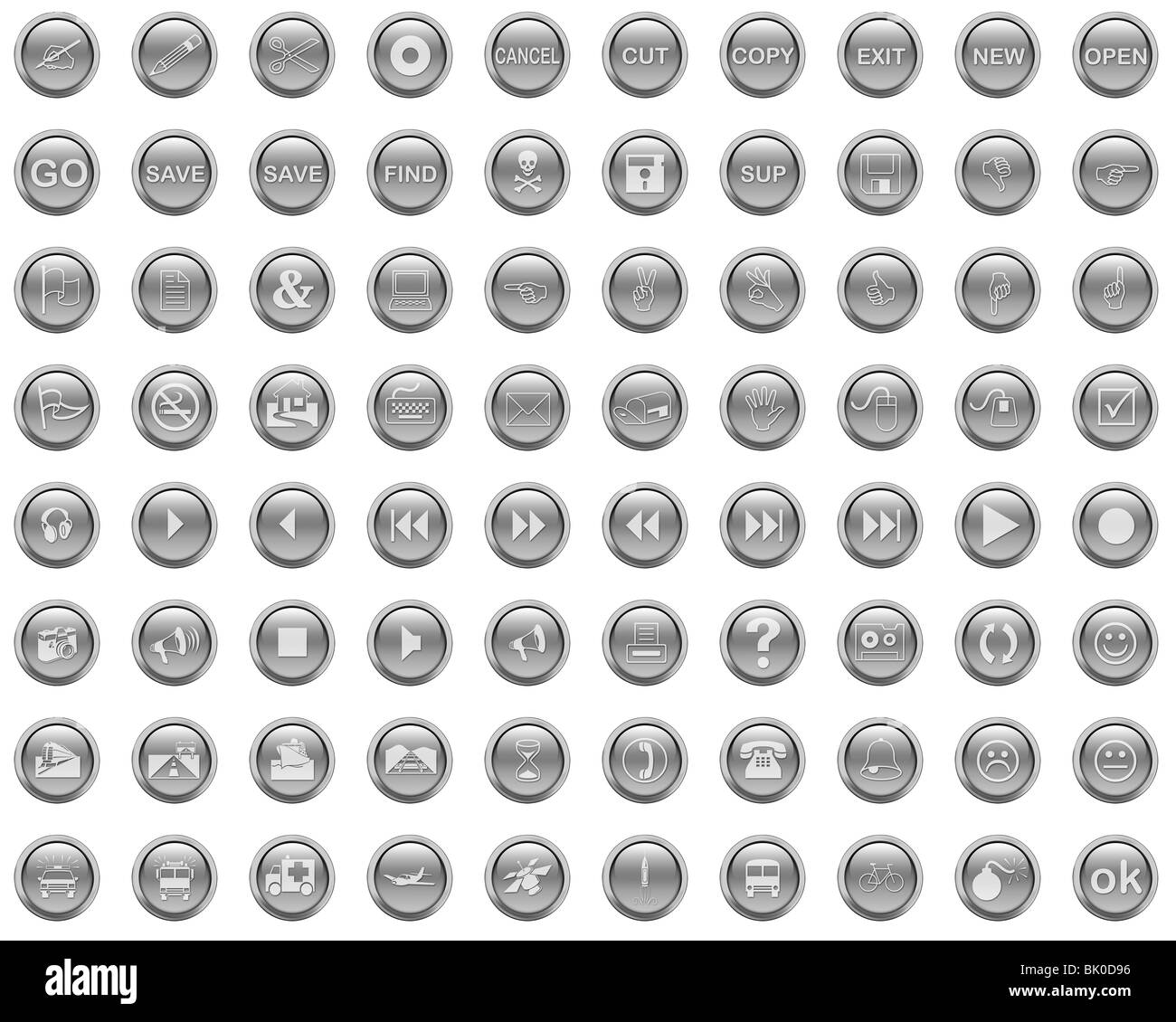 Shopping button Black and White Stock Photos & Images - Alamy