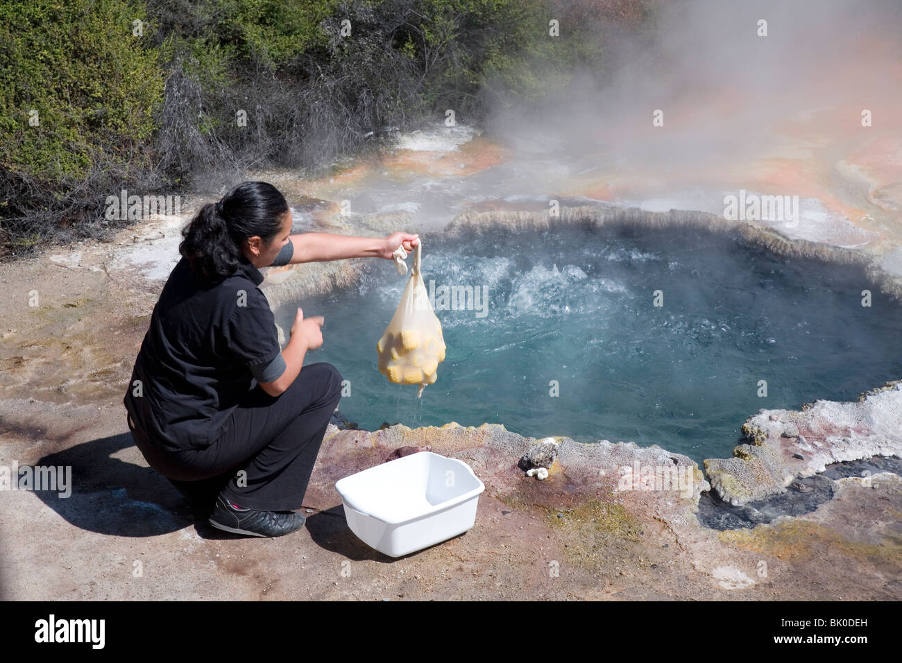 Maori thermal springs hi-res stock photography and images - Alamy
