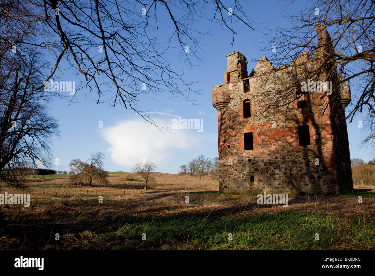 Greenknowe tower hi-res stock photography and images - Alamy