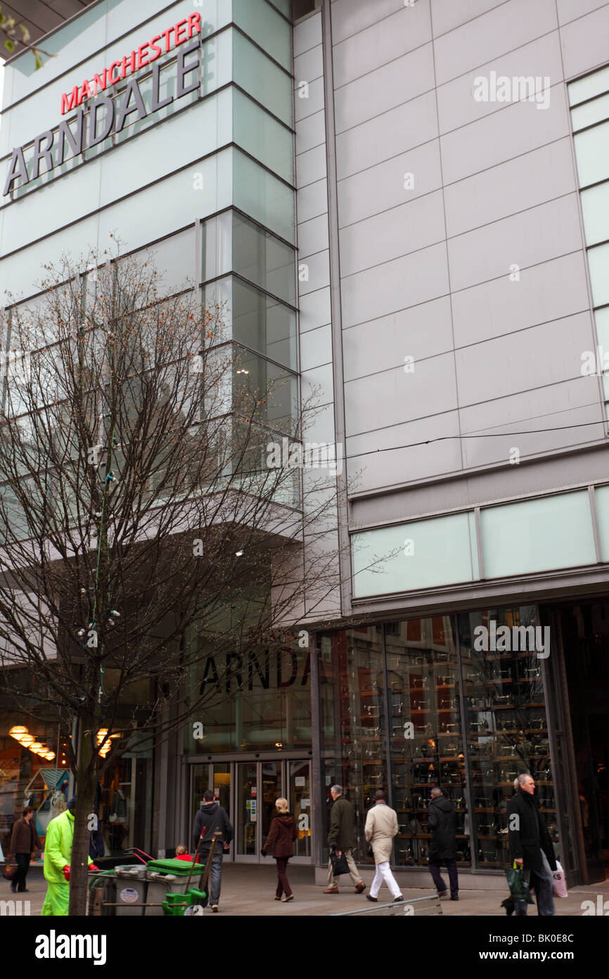 The Arndale shopping centre in the City of Manchester,one of the many ...