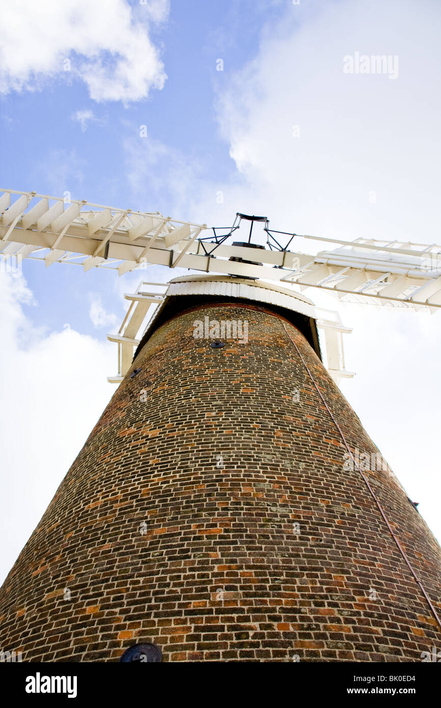 Windmill Worms Eye View Stock Photo - Alamy