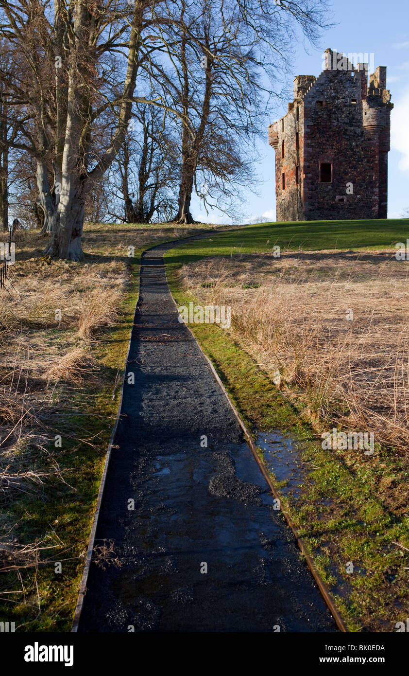 Greenknowe tower hi-res stock photography and images - Alamy